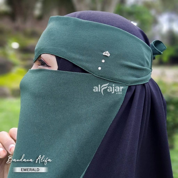 Eagle Niqab colored niqab niqab closed face niqab chiffon | Etsy