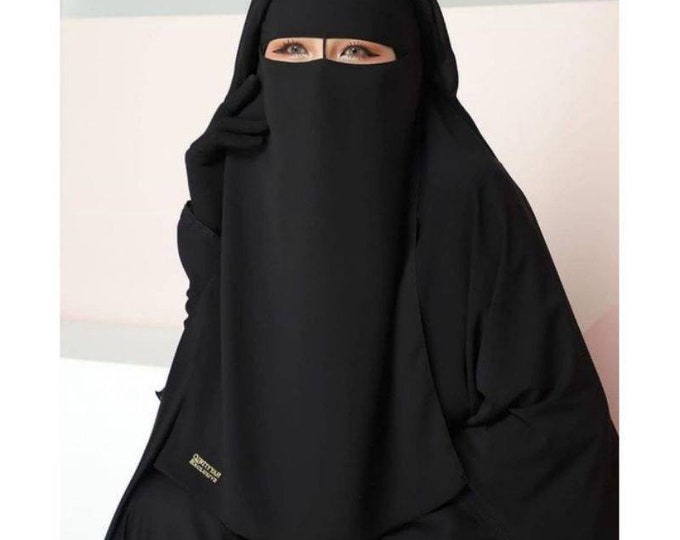Flap Niqab 3 Layer, Long. - Etsy
