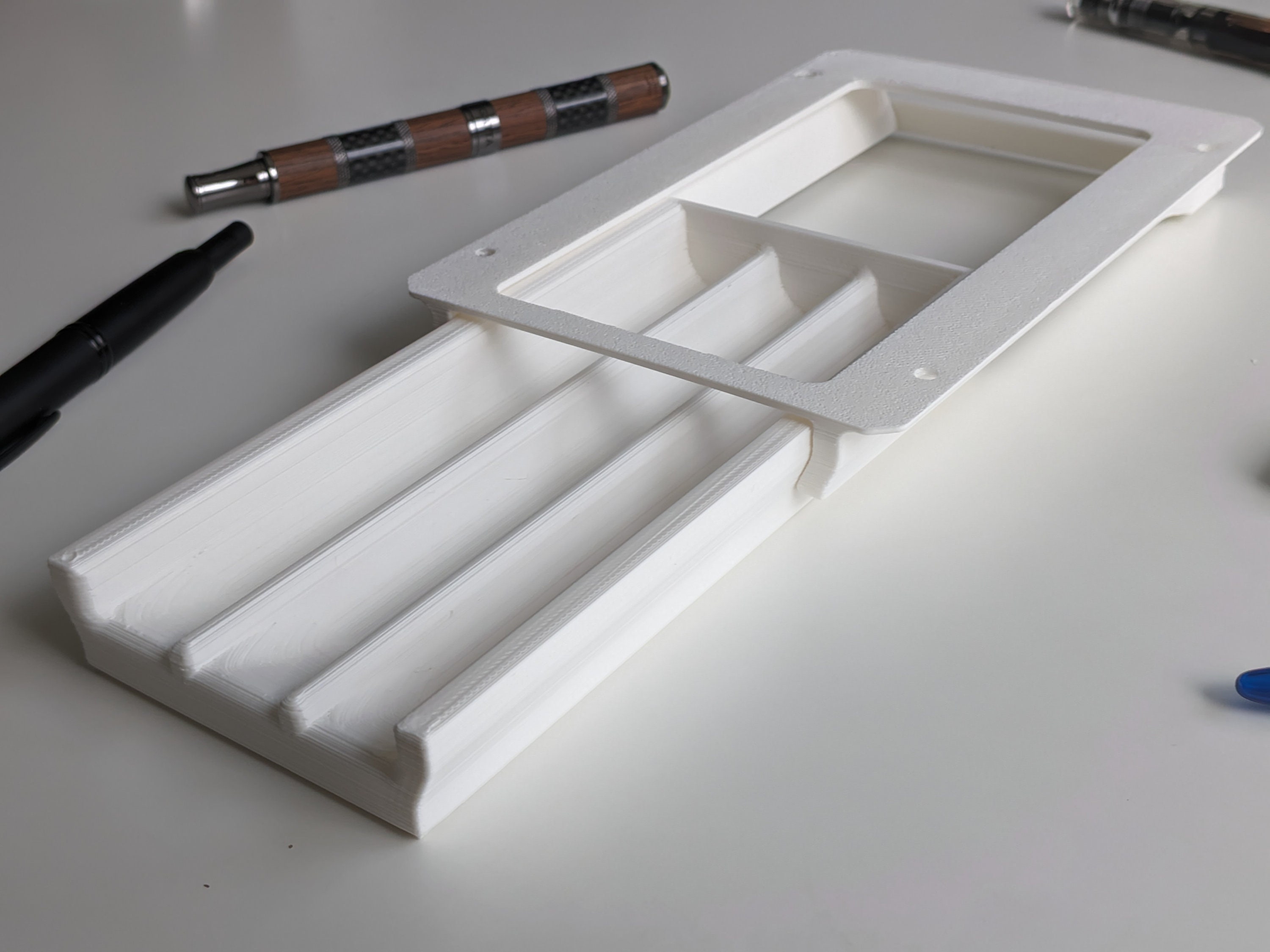 Undermount Desk Fountain Pen Drawer Perfect for Clearing Desk Space and ...