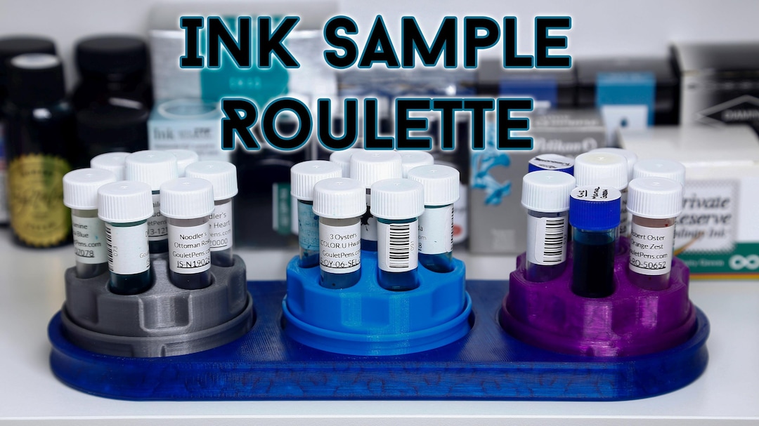 Ink Roulette Ink Sample Holder. Stable and Fun Way to Fill Your ...