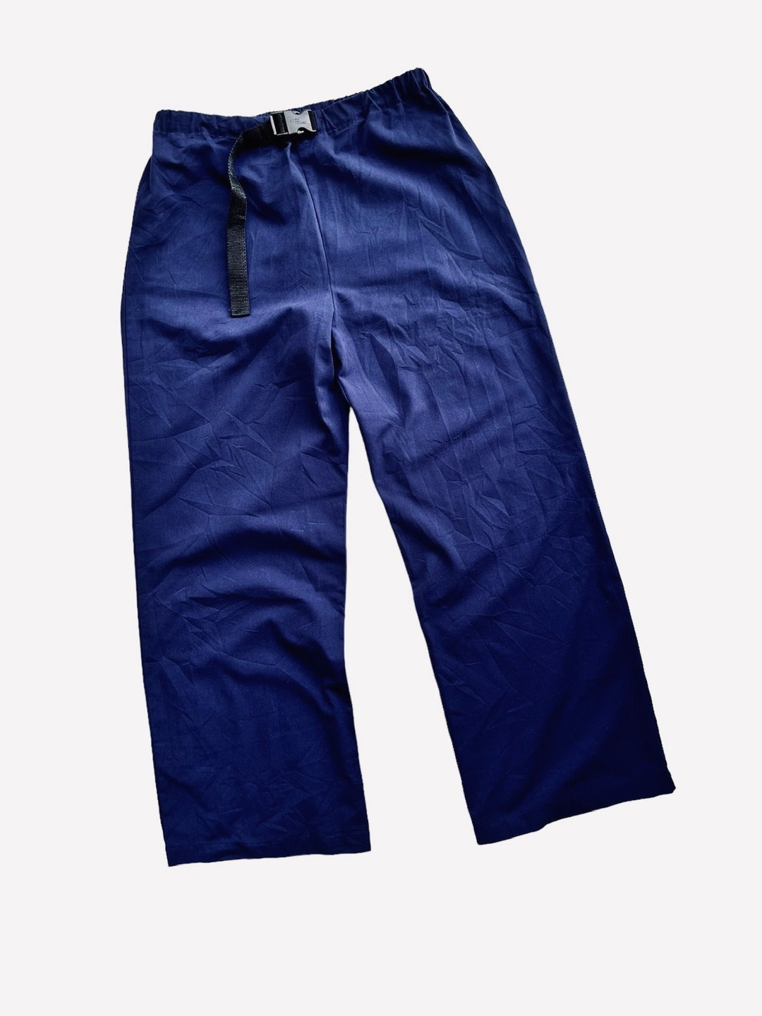 Rare Vintage Navy Blue Trouser Wide Leg Pant Authentic Modrobes ...