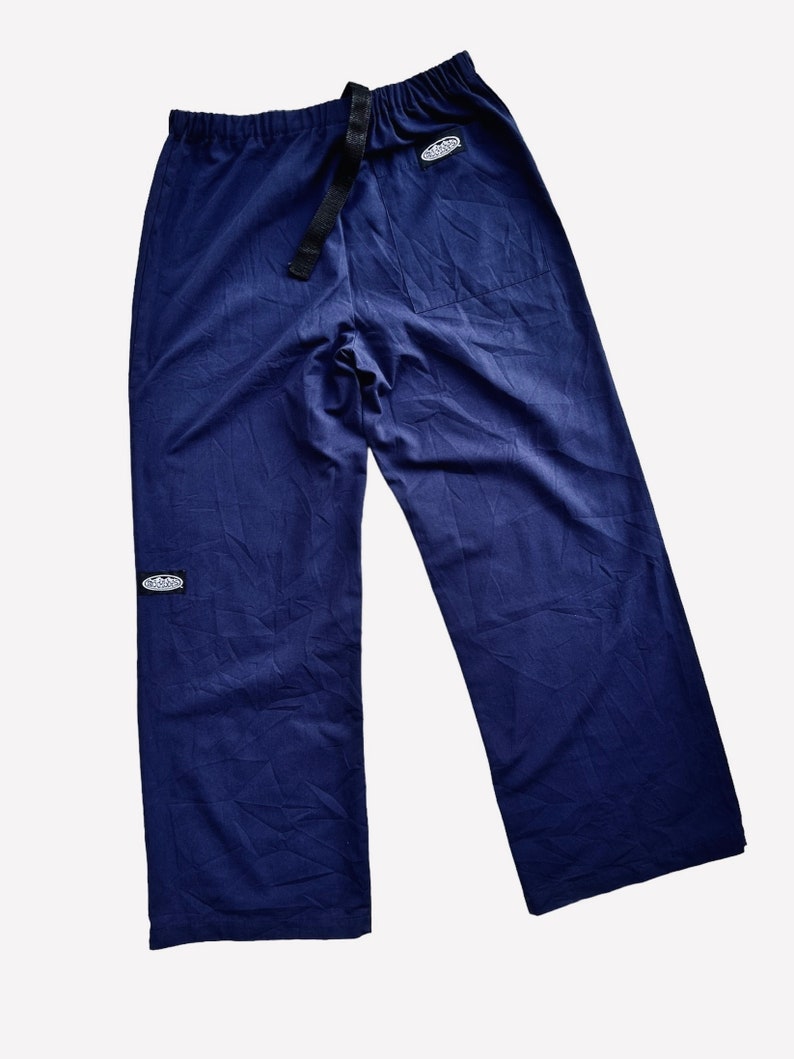 Rare Vintage Navy Blue Trouser Wide Leg Pant Authentic Modrobes ...