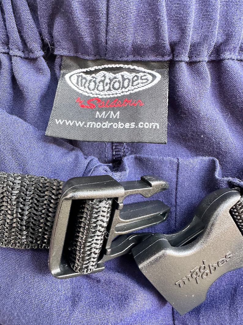 Rare Vintage Navy Blue Trouser Wide Leg Pant Authentic Modrobes ...