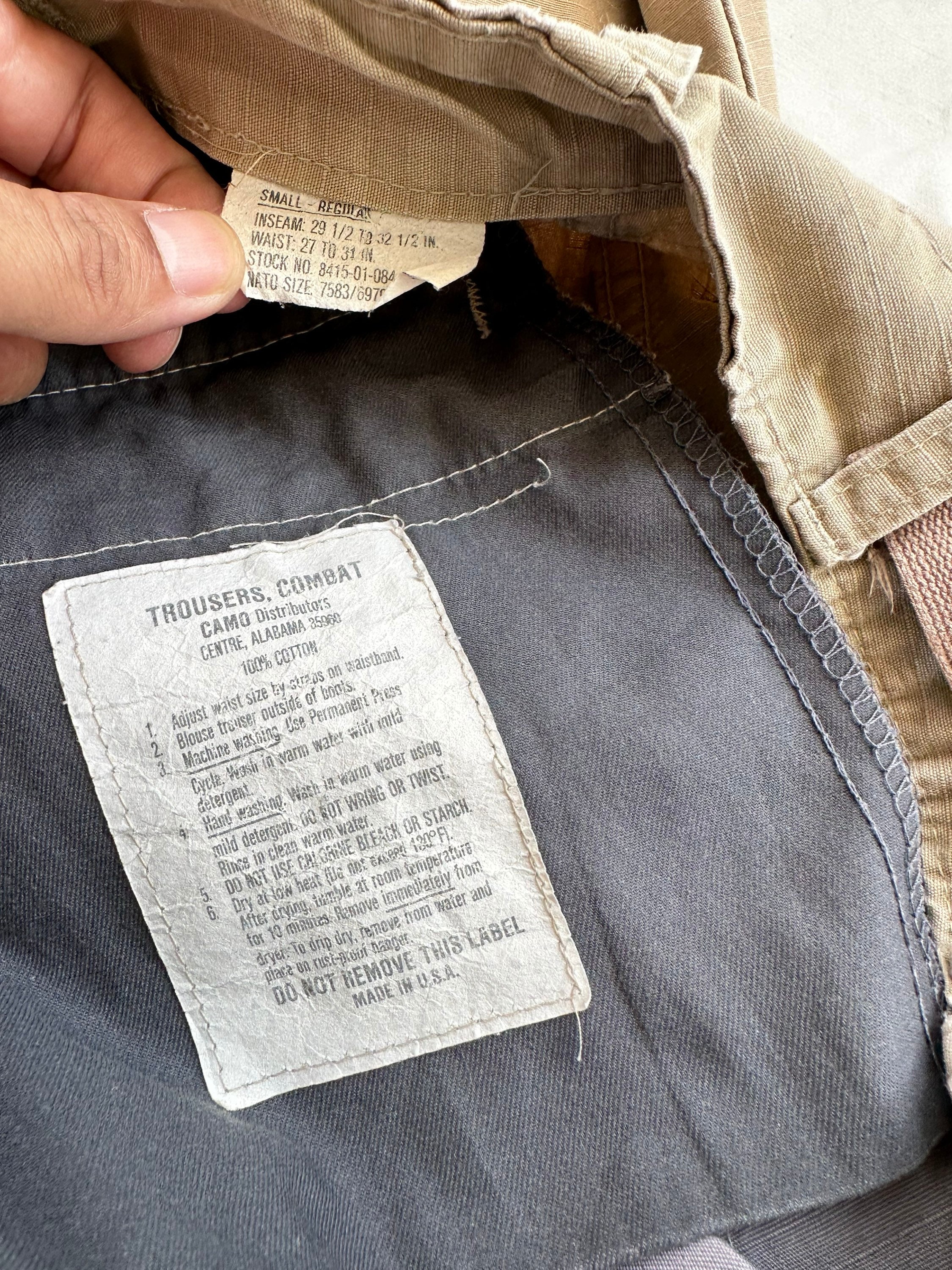 Unique Vintage Patchwork Combat Camo Pant Military Desert Army Upcycled ...