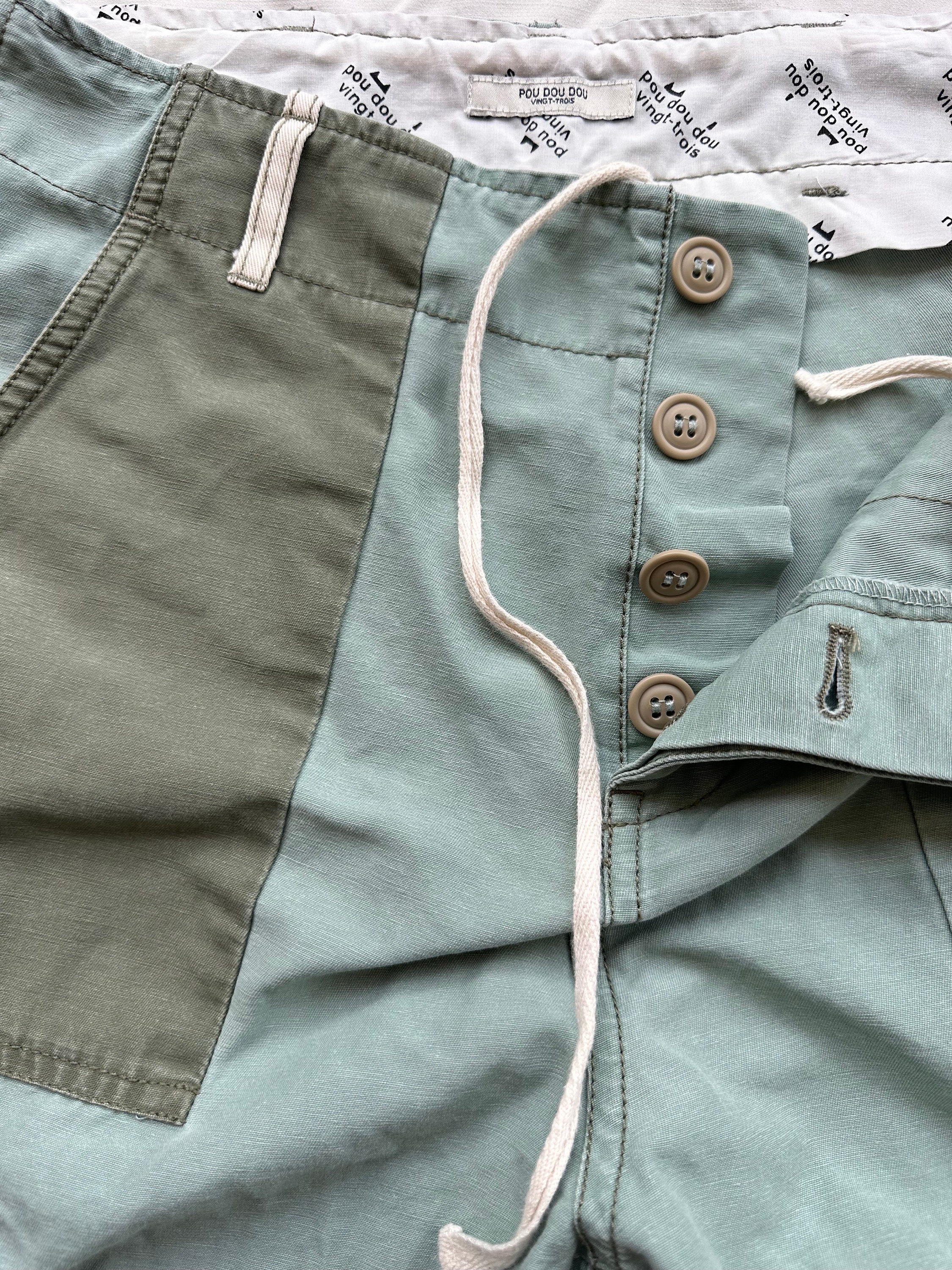 Unique Vintage Military Painter Pant Boro Army Patchwork Upcycled ...