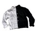 Vintage Seperable Black White Split Tone Denim Trucker Jackets Upcycled ...