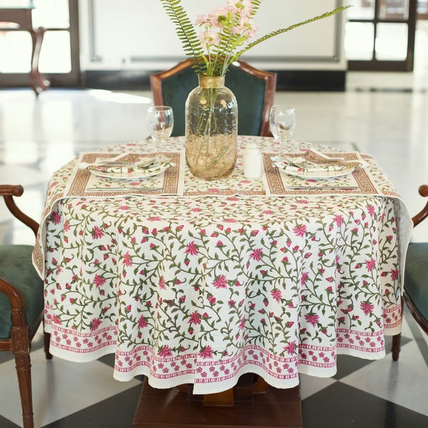 90 Inch Round Vinyl Tablecloth - Etsy