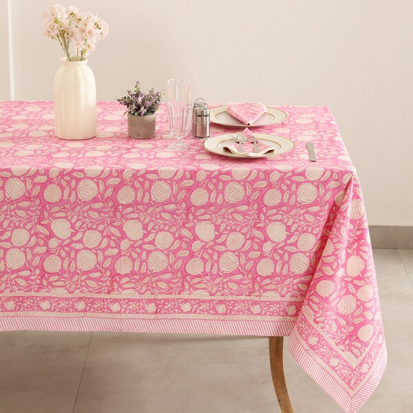 Pink Tablecloth - Etsy