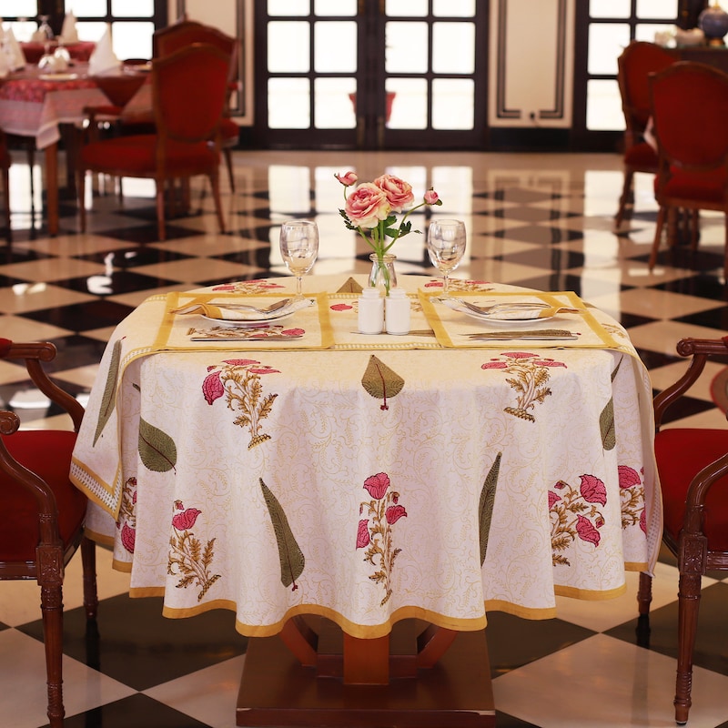 90 Inch Round Tablecloth - Etsy