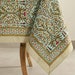 Green Block Print Tablecloth , Garden Tablecloth, Indian Table Linen ...