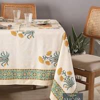 Block Print Tablecloth - Etsy