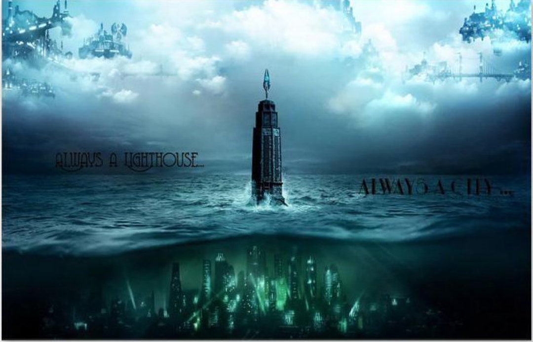 Always A Lighthouse Always A City Bioshock Infinite Poster - Etsy Canada