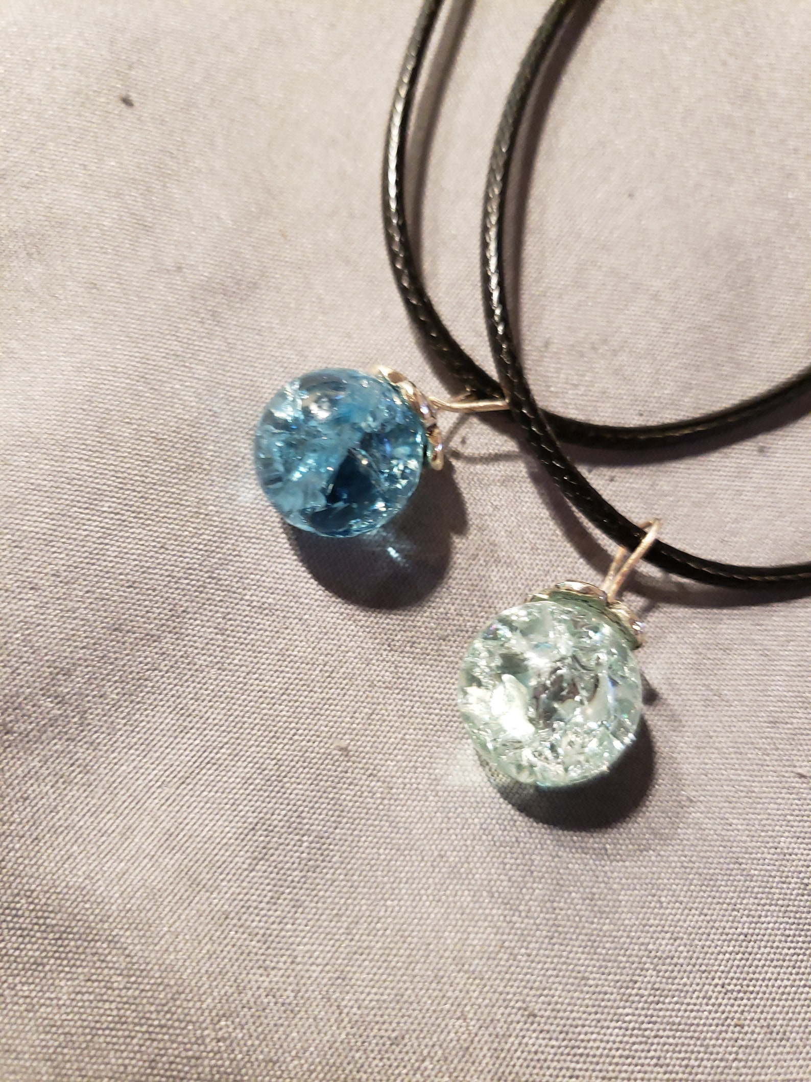 Cracked Marble Necklace 16 Inches - Etsy