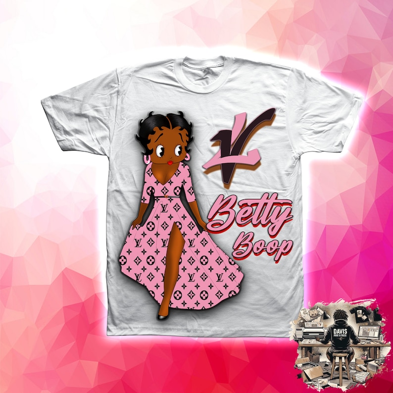 Pink LV Betty Boop (PNG FILE) - Etsy