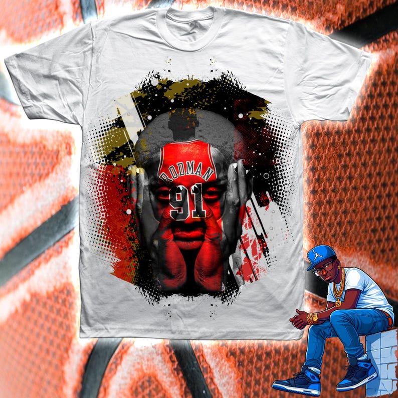 Dennis Rodman Design. (PNG FILE) - Etsy