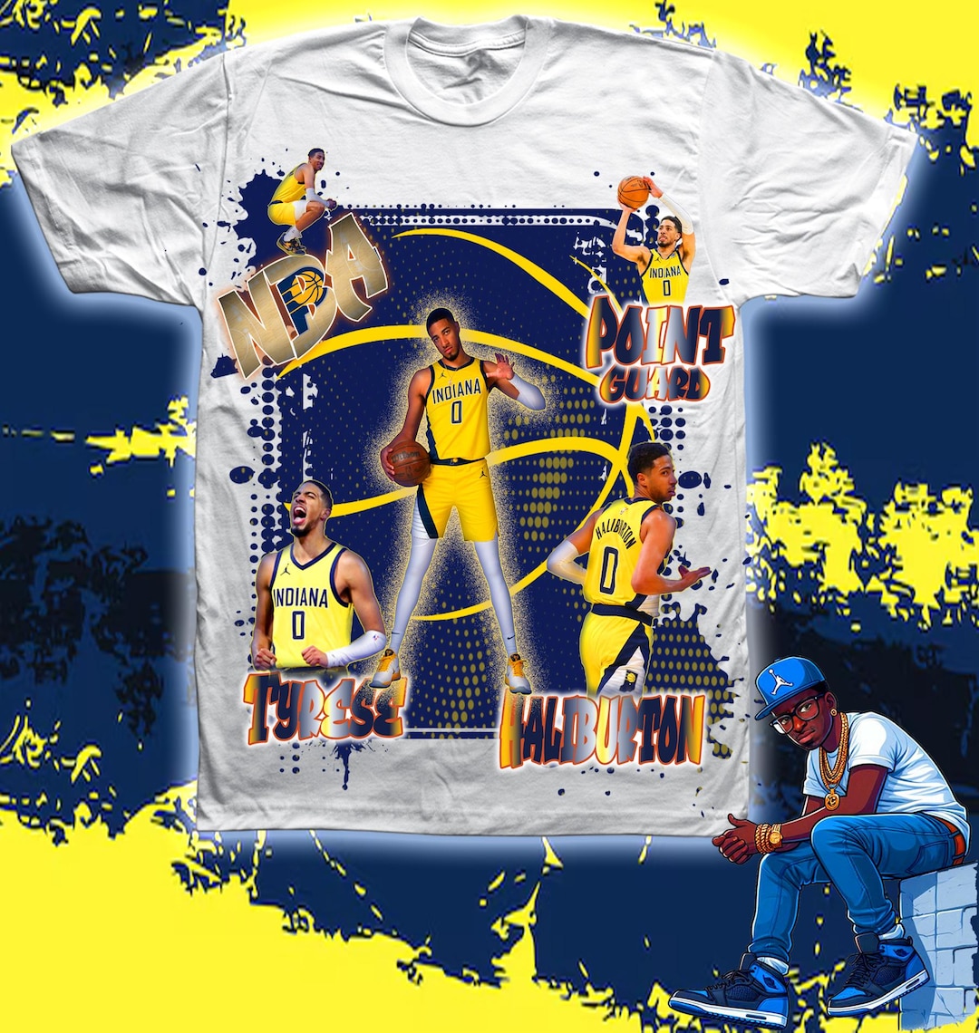Tyrese Haliburton Design (PNG FILE) - Etsy