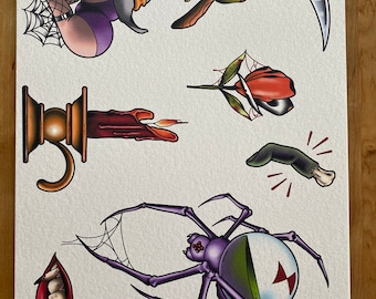Spooky Season Flash Sheet - Etsy