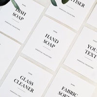 Home Organizing Printable Labels Bundle, Digital Printable Labels for ...