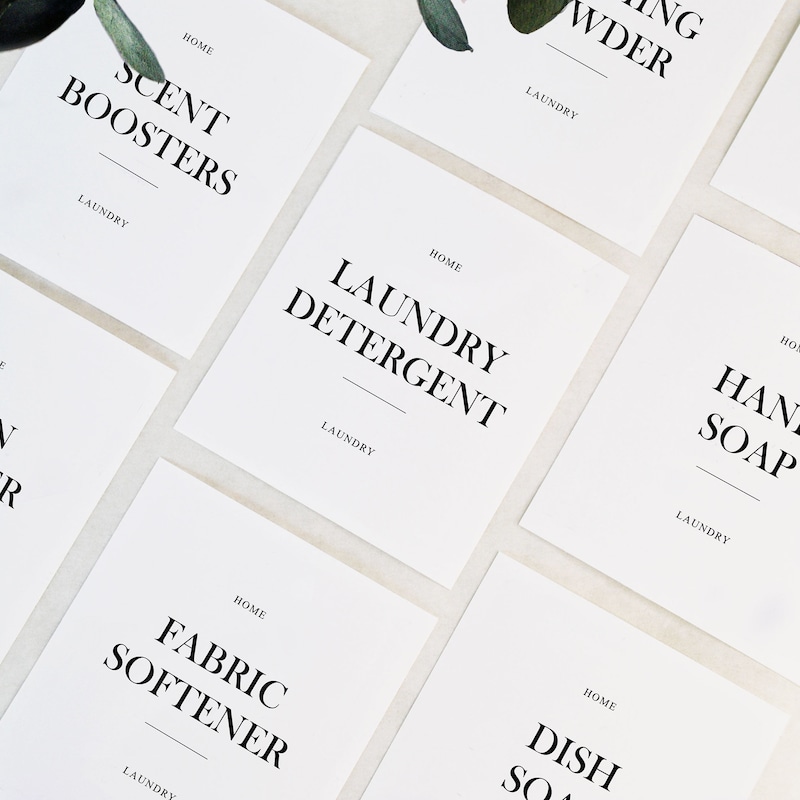 Custom Utility Labels - Etsy
