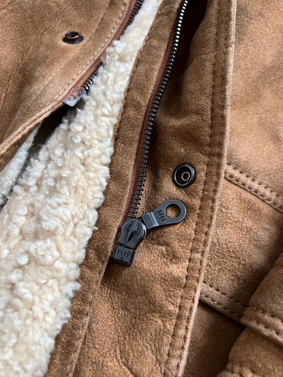 Vintage Belfe Made in Italy Shearling Wool Double Poc… - Gem