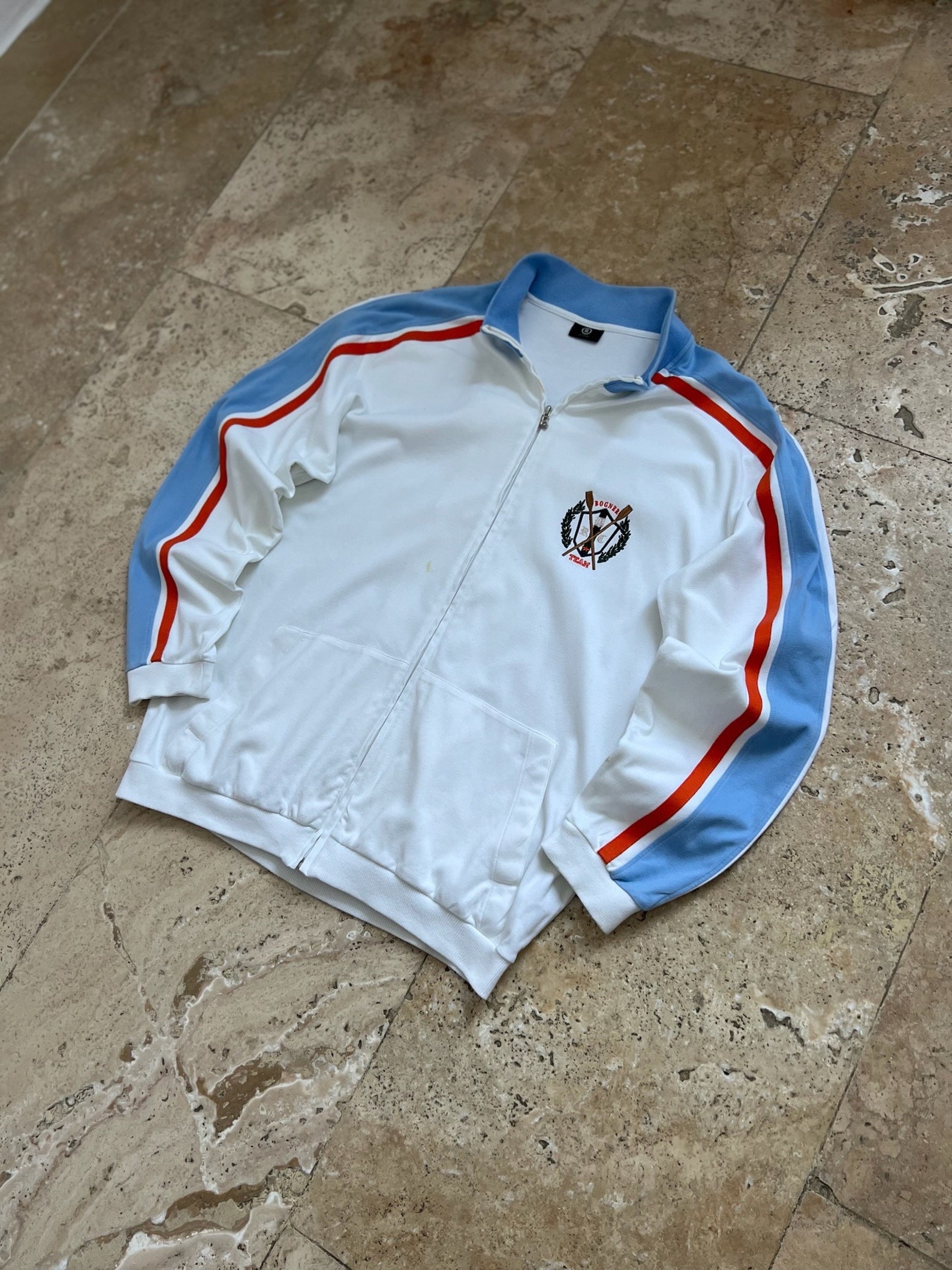 Vintage Bogner Sport Jacket Tracktop, Super Soft Cotton, Oversized XL ...