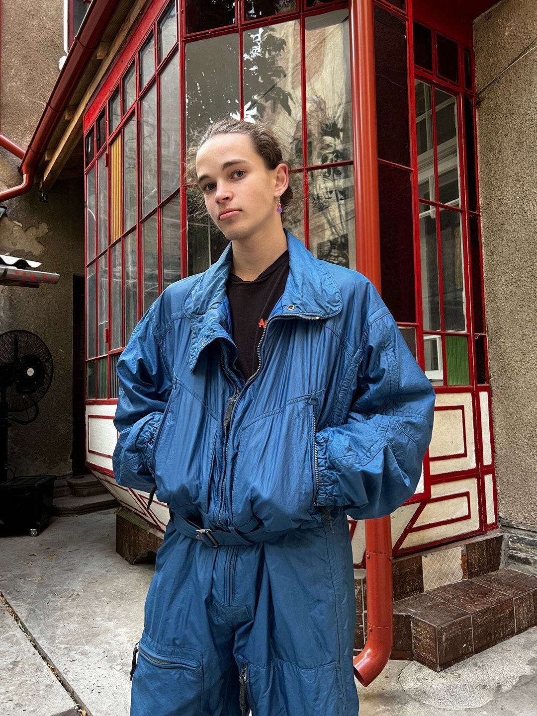 Dope Blue Jet Set Ski Suit Overall, Suits Oversized XL-2XL Men - Etsy