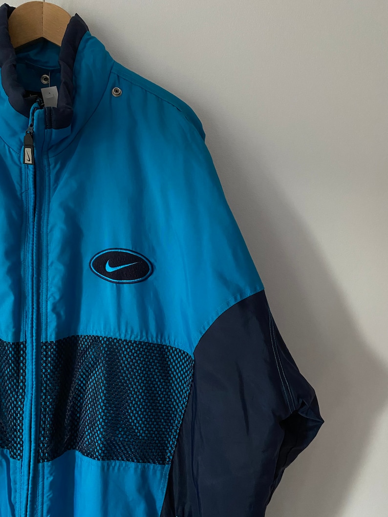 Vintage Blue Nike Agassi Jacket for Men, Size XL / Super Rare - Etsy