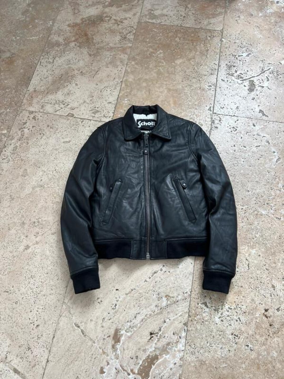 Vintage Schott NYC Lambskin Rider Jacket, Soft Leather Jacket, Women ...