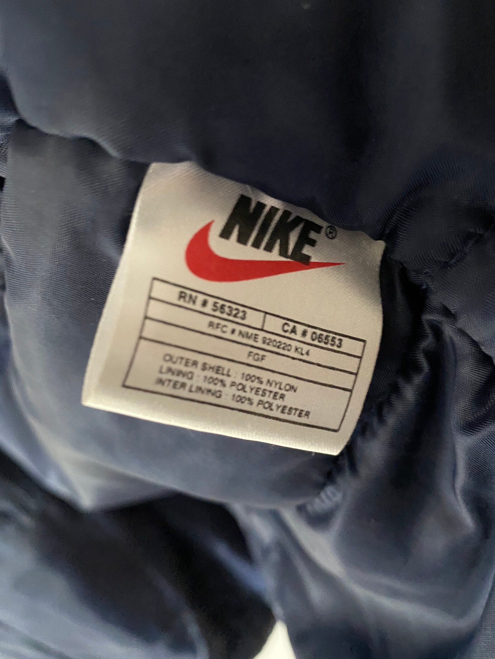 Vintage Blue Nike Agassi Jacket for Men, Size XL / Super Rare - Etsy