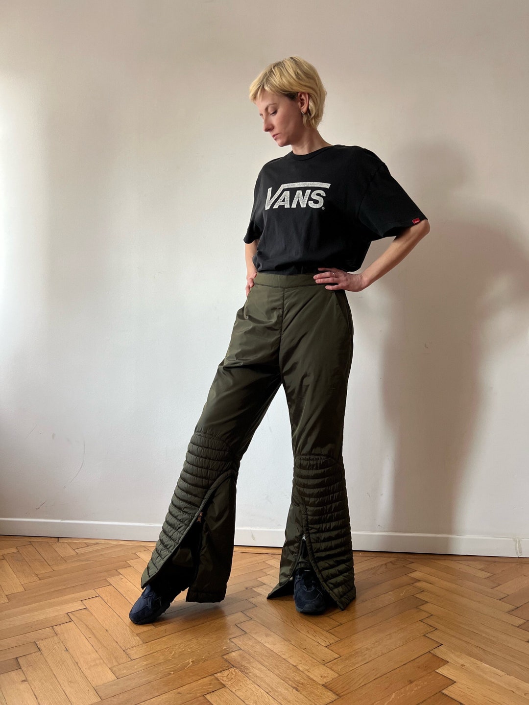 Vintage Khaki Belfe Ski/snowboard Pants, Size Oversized L/XL Women - Etsy