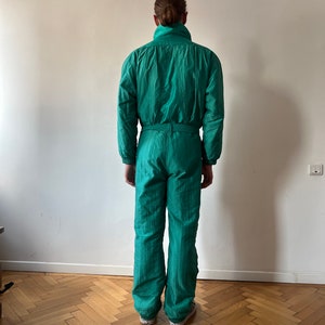 Fabulous Vintage Turquoise Ski Suit Overall, Size +-M Men or L/XL Women ...