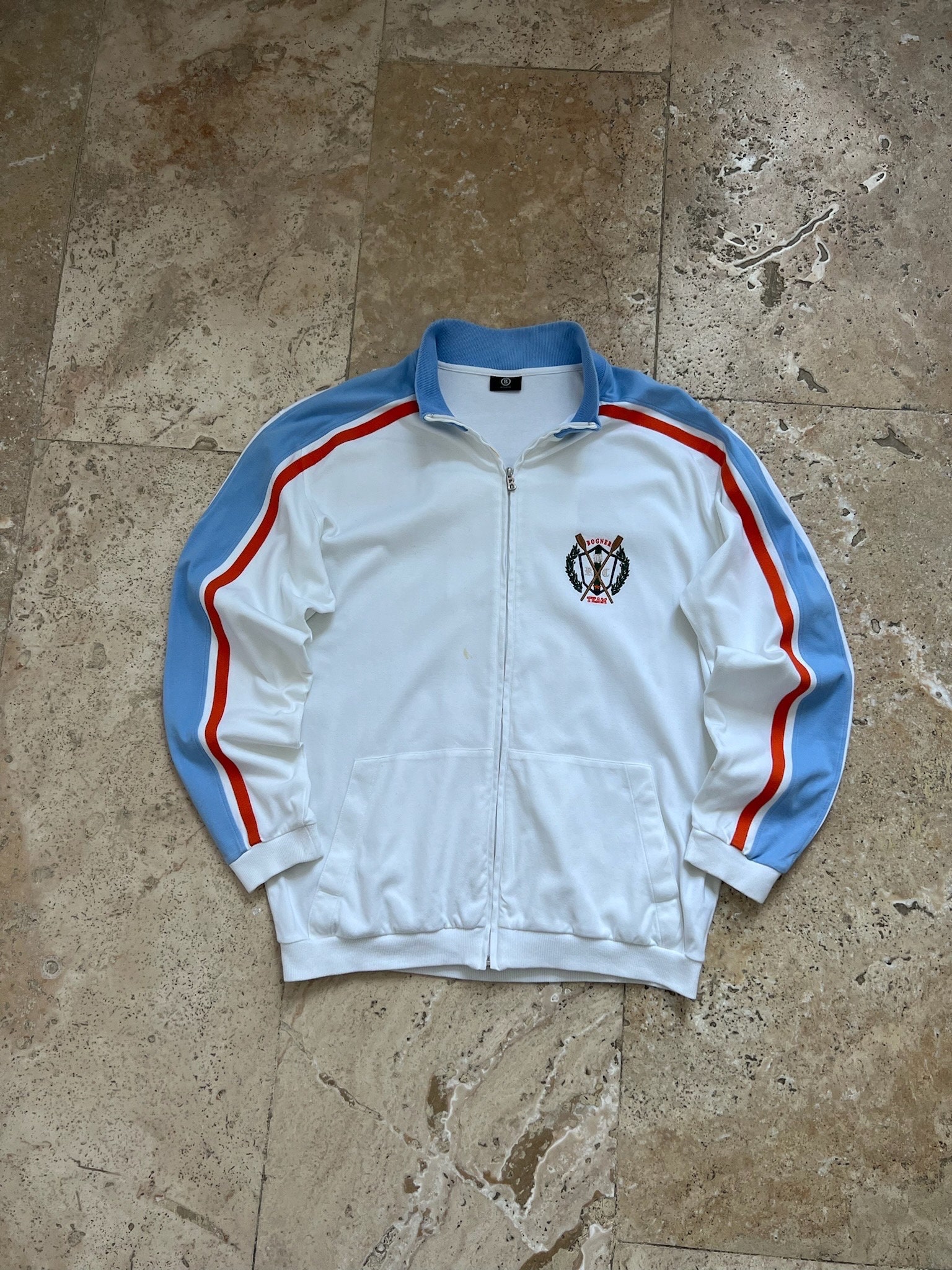 Vintage Bogner Sport Jacket Tracktop, Super Soft Cotton, Oversized XL ...