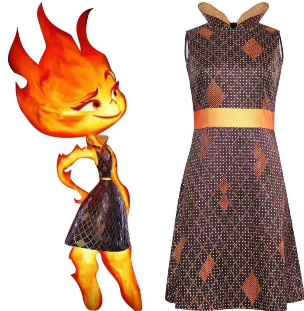 Flame Princess Dress