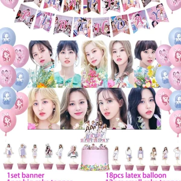 Kpop Twice Birthday Party - Etsy