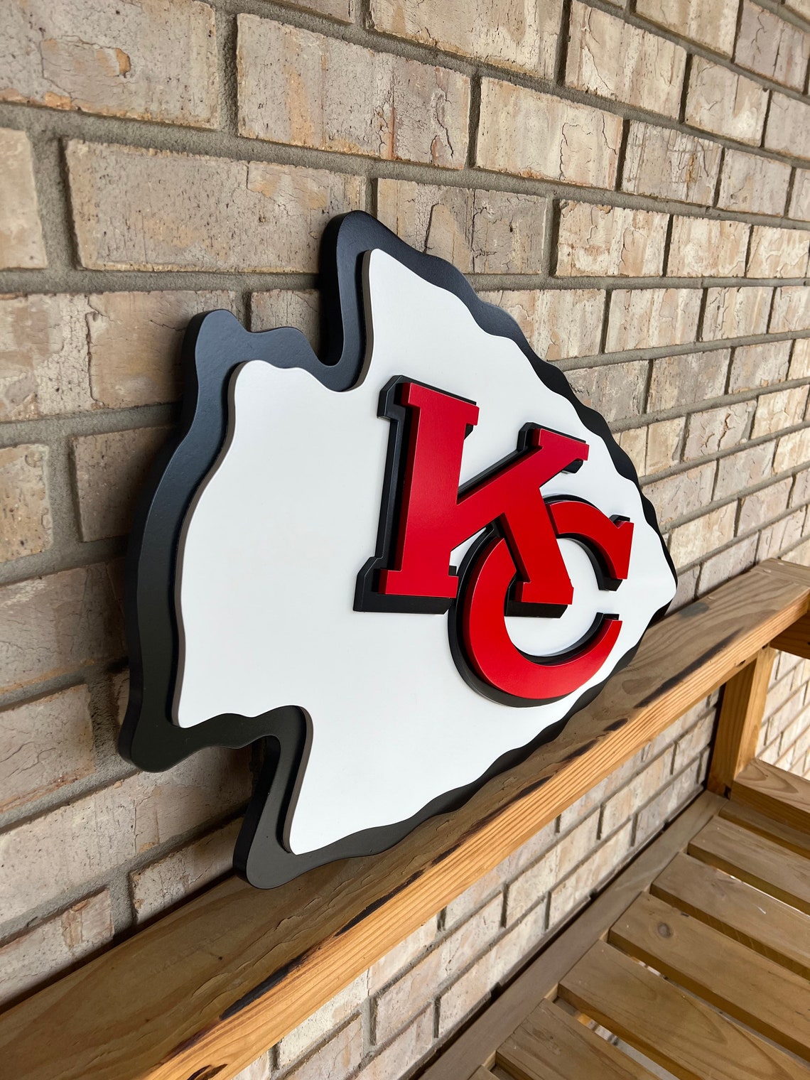3D Kansas City Chiefs Logo Wall Decor - Etsy Canada