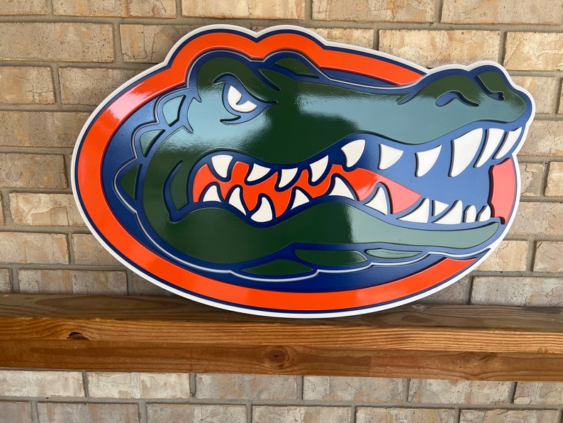 3d Florida Gators Logo Wall Art. - Etsy
