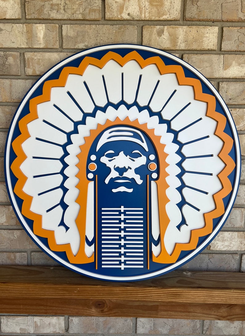 3D Retro U of I Logo Wall Decor - Etsy