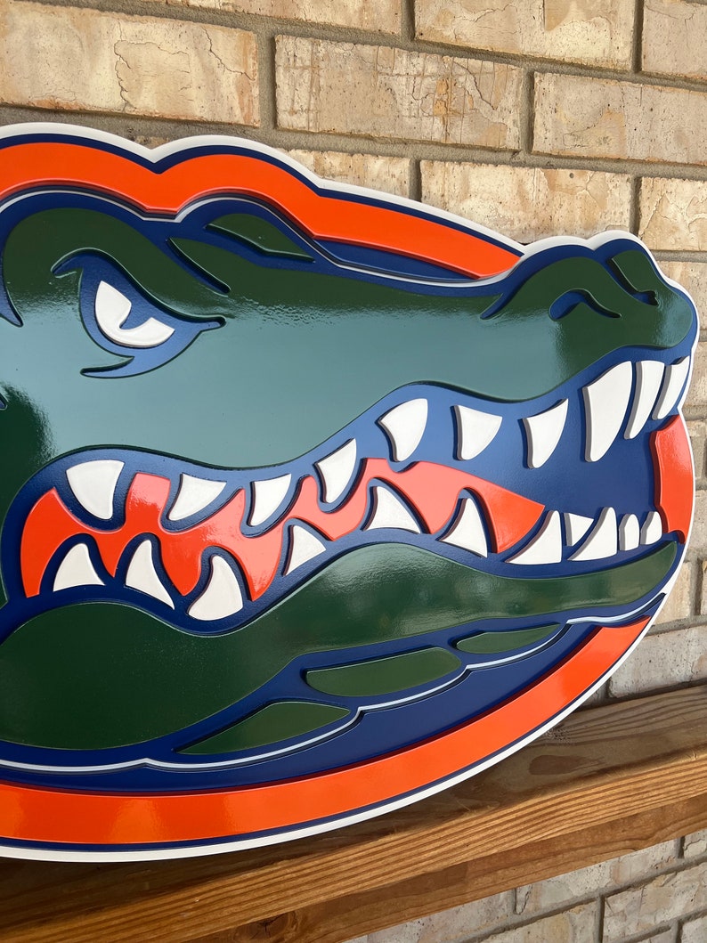3d Florida Gators Logo Wall Art. - Etsy