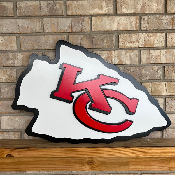 Chiefs 3d Logo - Etsy