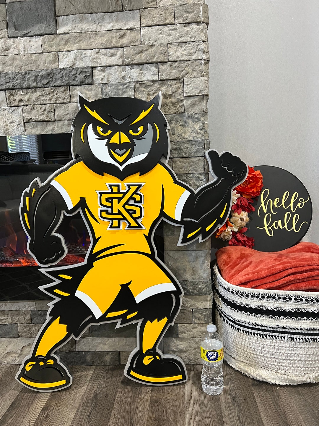 3d Wooden Scrappy the Owl Wall Art. Kennesaw State’s Mascot - Etsy