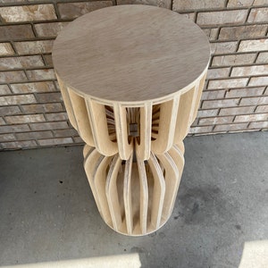 Parametric Design Cocktail Round Table/cake Stand - Customizable for ...