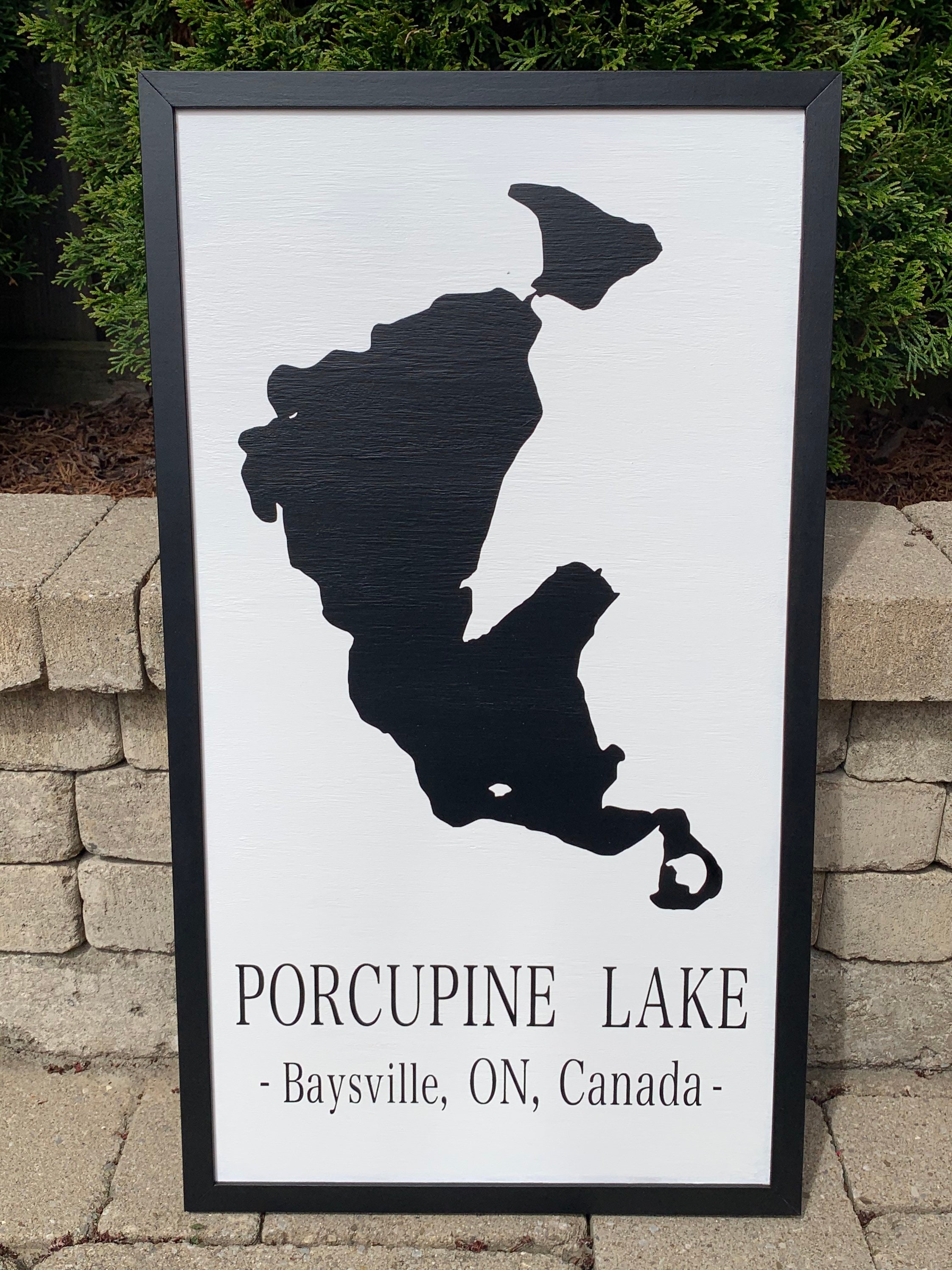 Custom Lake Sign | Etsy