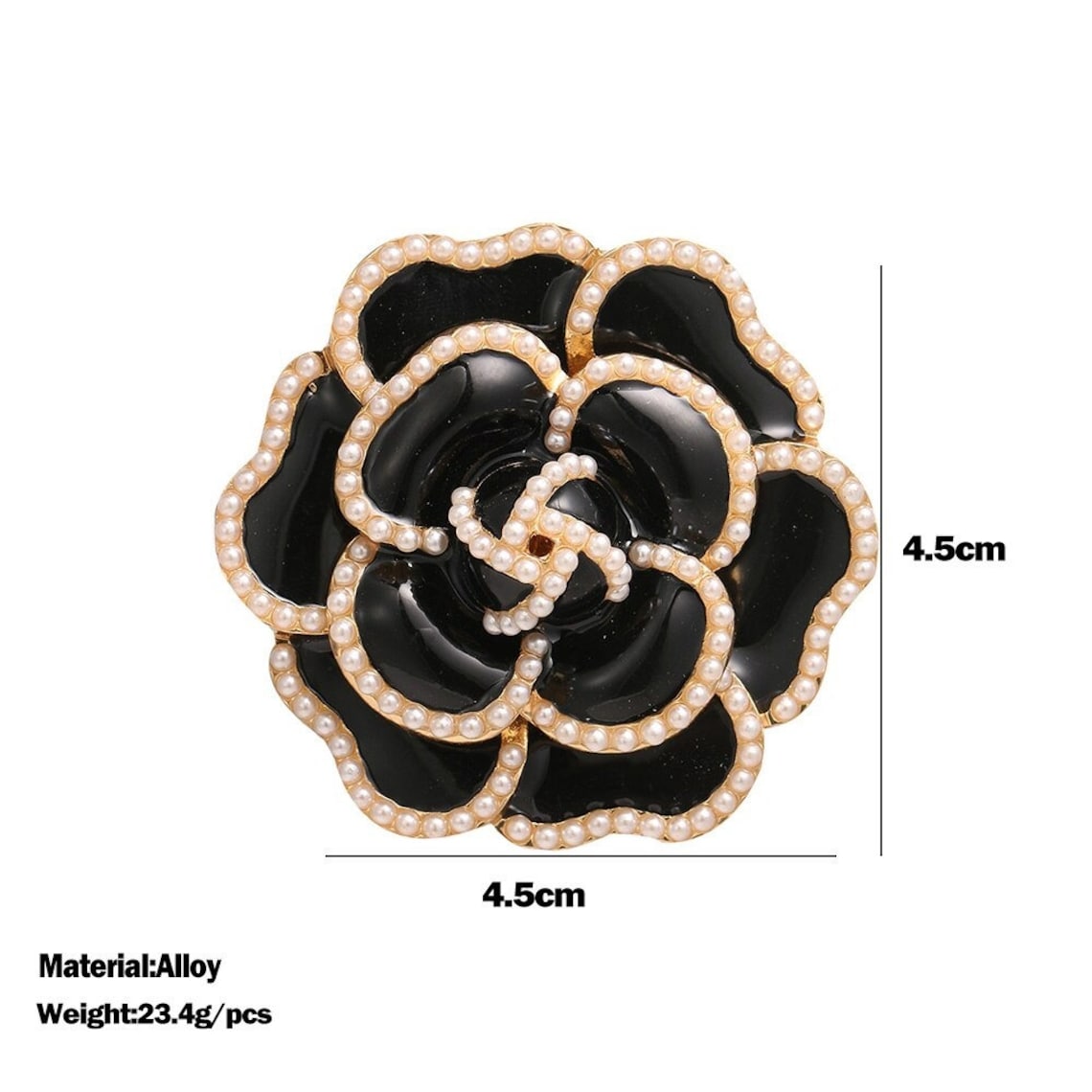 Camellia Flower Brooch Pins Plant Brooches for Women Dressing - Etsy