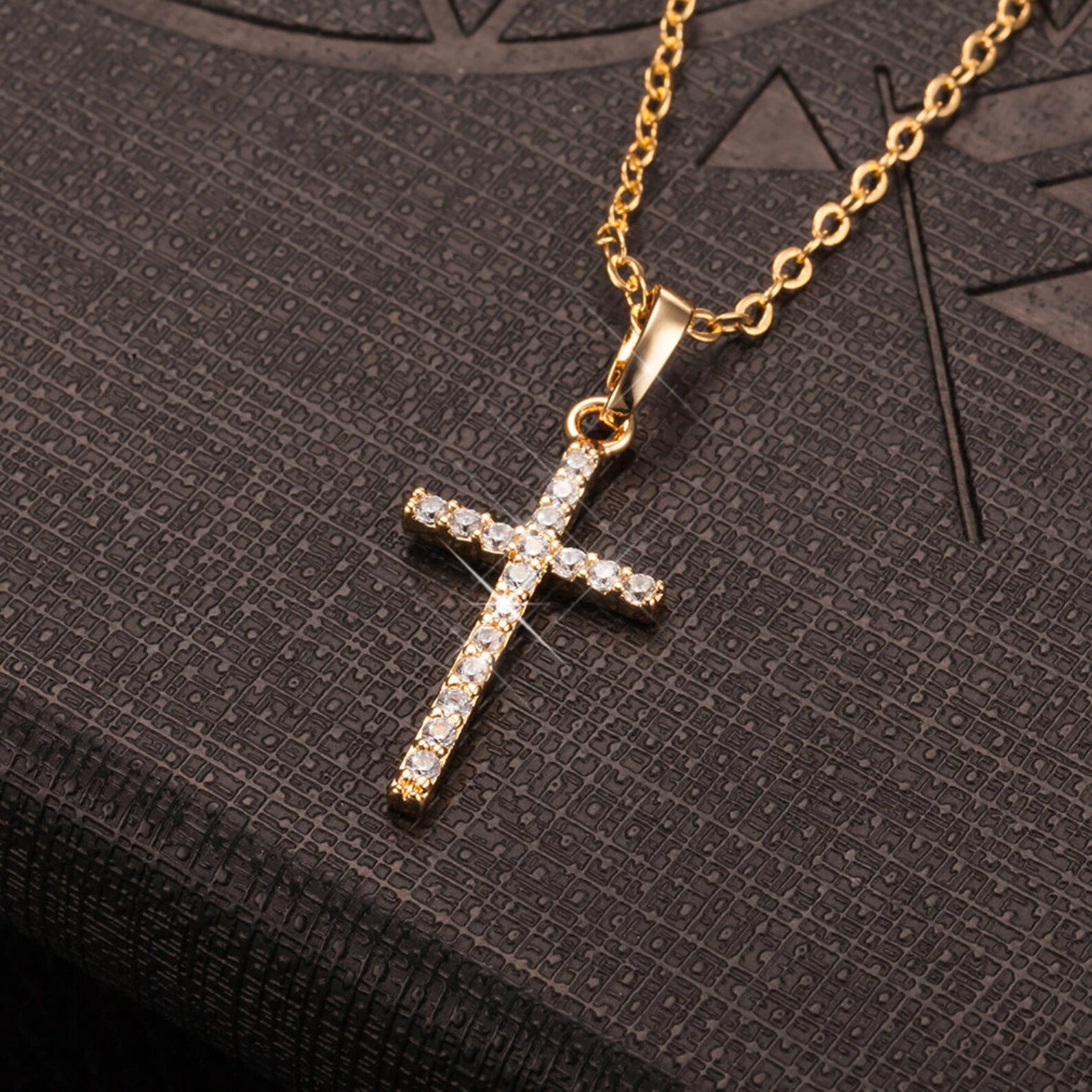 Cross Pendant Pendant Silver Christian Accessory Jesus Gift - Etsy
