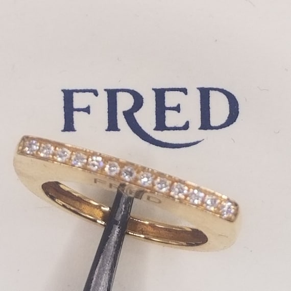 26584 * Authentic Fred of Paris Une Ile D'or 18k Yell… - Gem