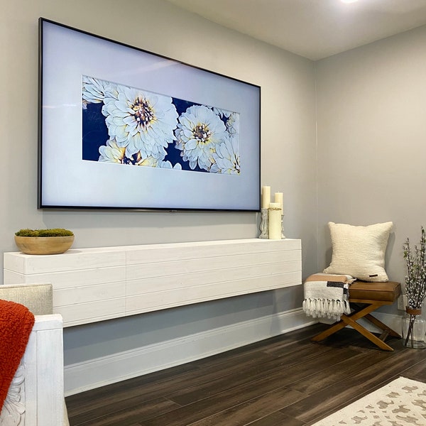 Floating Media Console - Etsy
