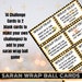 Saran Wrap wrap Trap Card Set New Year's Eve Edition Set of 16 Cards to ...