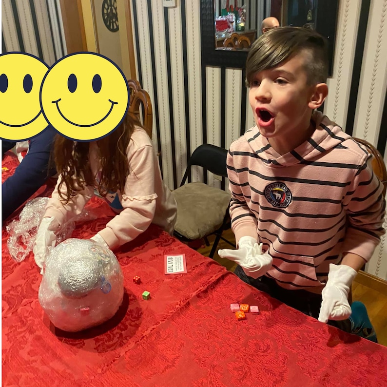 Saran Wrap wrap Trap Card Set New Year's Eve - Etsy