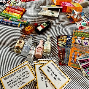 Saran Wrap "wrap Trap" Card Set | New Year's Eve Edition | Set of 16 ...