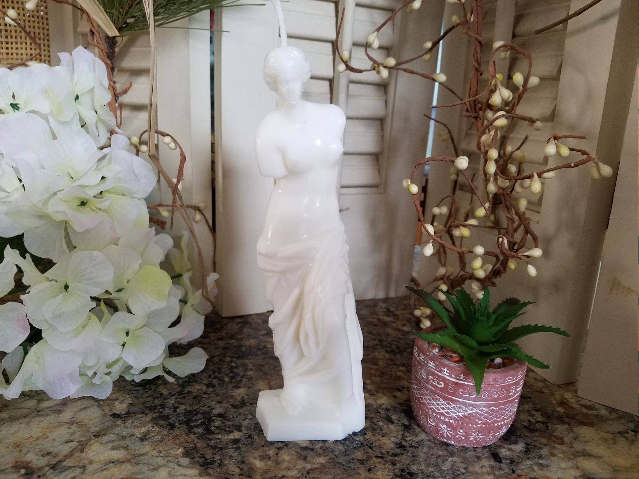 Venus Di Milo Greek Mythology Goddess Candle Venus Sensual | Etsy